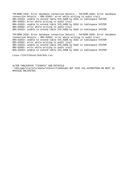 Database Error Pdf