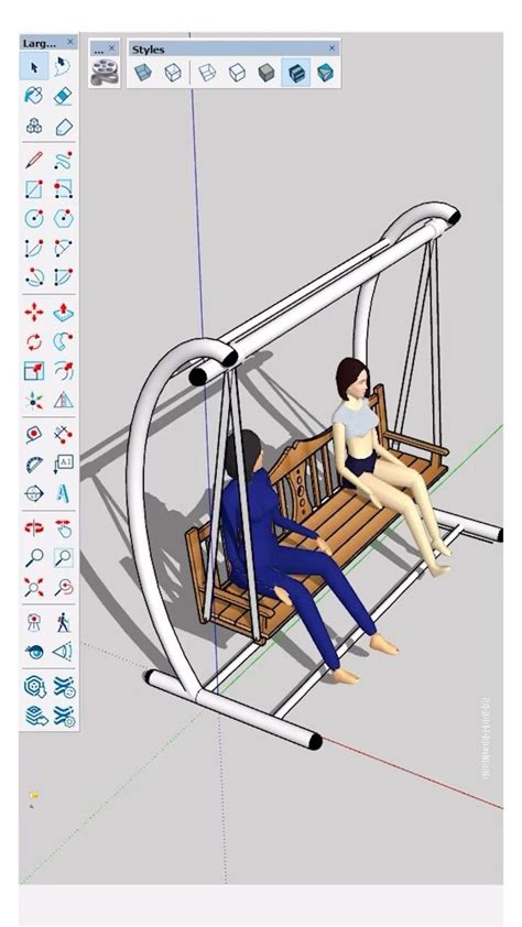 Nice Tower Creating A Garden Swing Animation In Sketchup Using The