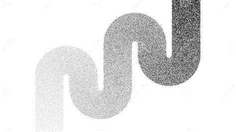 Dotwork Wave Pattern Background Black Noise Stipple Dots Zig Zag Wave