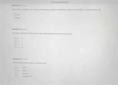 Solved £ Question 7 1 Point True Or False