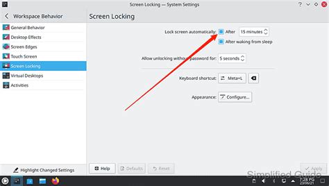 How To Disable Automatic Lock Screen For Kubuntu Kde