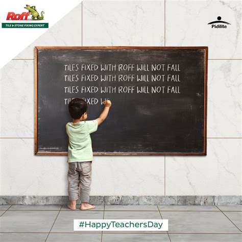 Happyteachersday Roff Tilefixingexpert Roffpidilite Pidilite Tileadhesive Floorcleaner