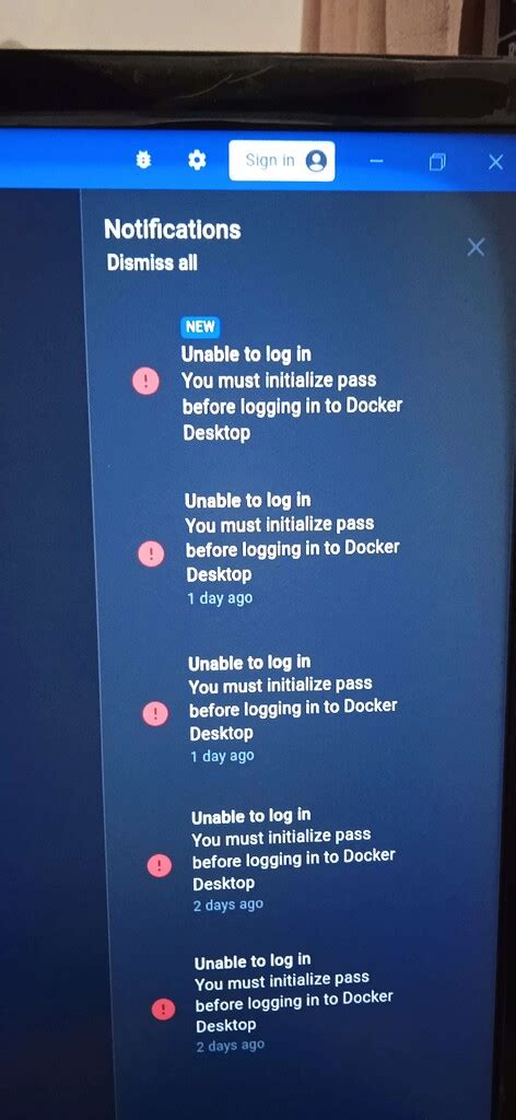 Cannot Login In Docker Desktop Linux Docker Desktop Docker