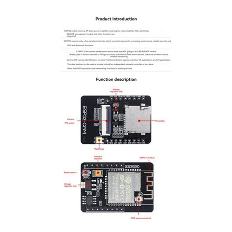 esp32 cam development board wifi module ov2640 camera esp32 wifi bluetooth iot motherboard dual
