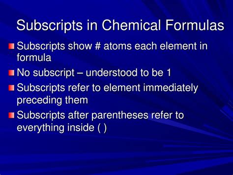chemical formulas and formula mass ppt download