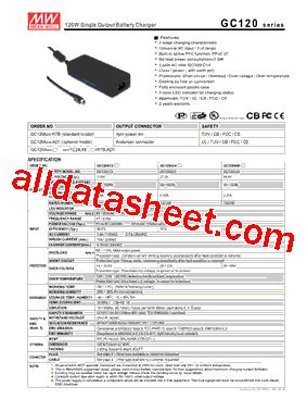 GC-120 Datasheet(PDF) - Total Power International