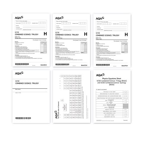 Aqa Combined Science Trilogy Higher June 2023 Exam Bundle Century