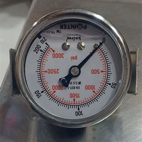 Inch Mm Pointer Precision Test Pressure Gauge PSI At Piece In Mumbai