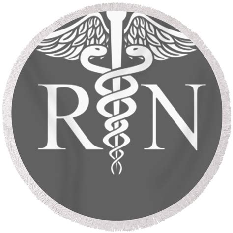 Rn Nursing Logo Rn Nurse Registered Nurse Medical Symbol Tote Bag