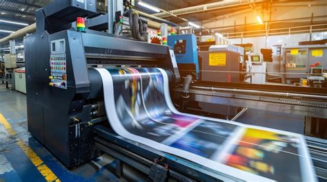 Premium Photo Large Format Printing Machine In Operation Industry