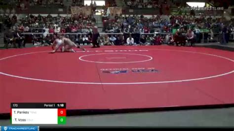 170 Lbs 1st Place Match Tyler Voss Colby Vs Tyler Pankey Tonganoxie