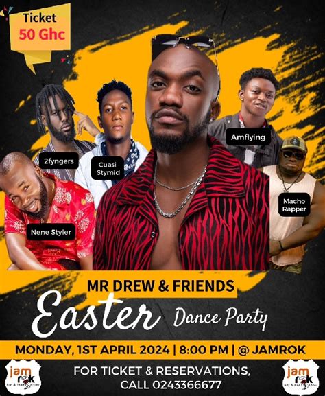 Cancellation Of Easter Dance Party With Mr Drew Event