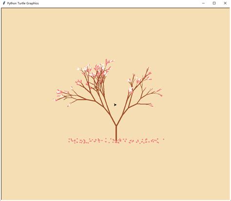 python海龟绘图 樱花树 python 海龟 树 csdn博客