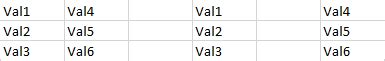 Excel VBA Matrix Print Separate Columns Stack Overflow