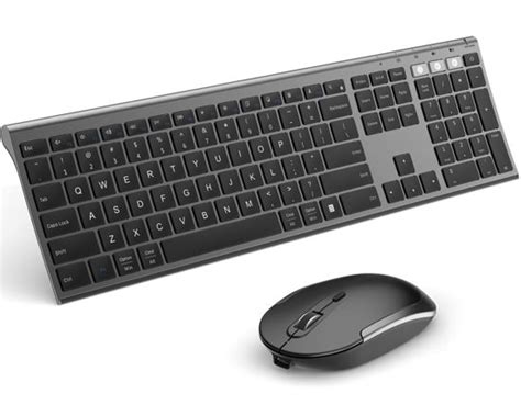 Getuscart Bluetooth Keyboard Mouse Multi Device Wireless Keyboard And