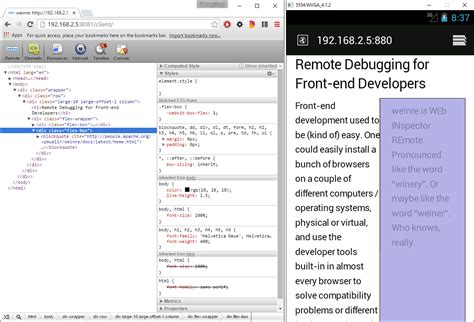 Remote Debugging For Front End Developers — Sitepoint