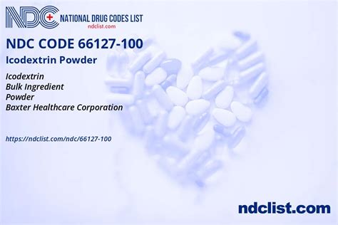 Ndc 66127 100 Icodextrin Powder