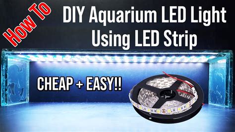 How To Build A Diy Aquarium Led Light Bar Inexpensive