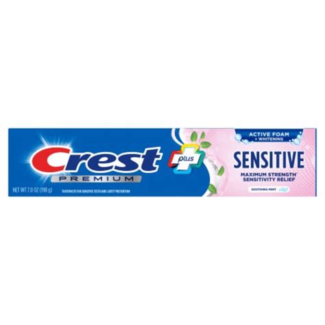 Crest Soothing Mint Flavor Premium Plus Sensitive Toothpaste 7 0 Oz Ralphs