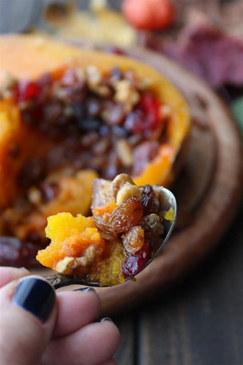 Печена тиква с орехи мед и сушени плодове My Candy Kitchen