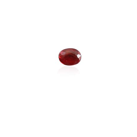 Vivid Tanzanian Ruby Oval Cut 0162 Ct