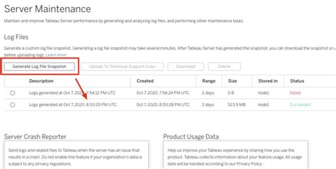 trying to use logshark to inspect my tableau server logs getting [no