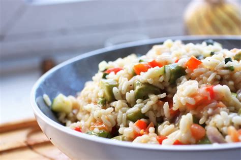 Spring Vegetable Risotto Recipe Strictly Seasonal Glow Steady