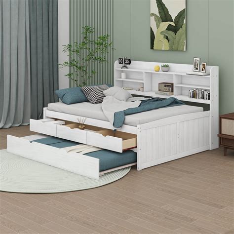 Captain Bed With Storage Drawers And Steps How To Build A Captains