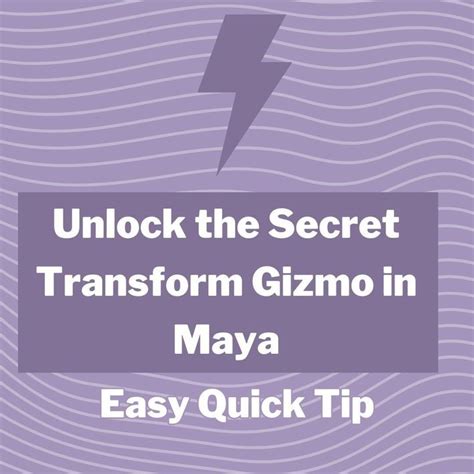 Quick Tip Unlock The Secret Transform Gizmo For Better 3d Modeling