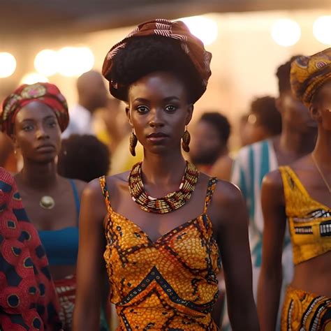 Joven Chica Africana Foto Premium