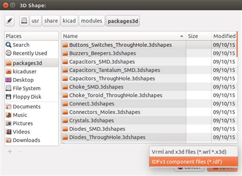 Idf Exporter English Documentation Kicad