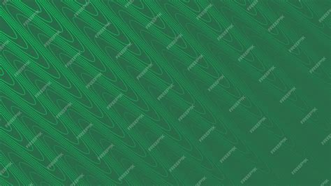 Premium Vector Green Wave Lines Pattern Abstract Background Vector