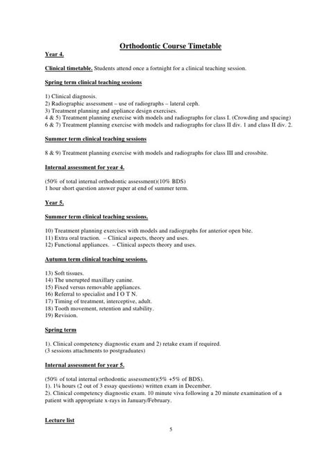 Orthodontic Assessment Form At Alicia Barrenger Blog