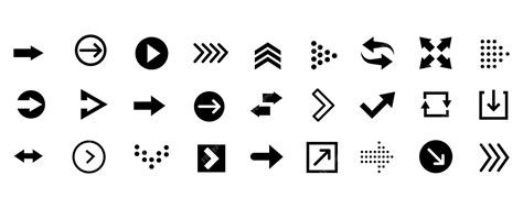 premium vector set icons arrow icon arrow vector collection arrow