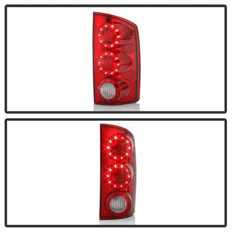 Xtune Led Tail Lights Dodge Ram 1500 02 06 Chrome Or Black Housing