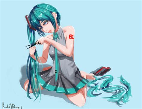 Hatsune Miku Anime Haircut Anime Hair Undercut Women