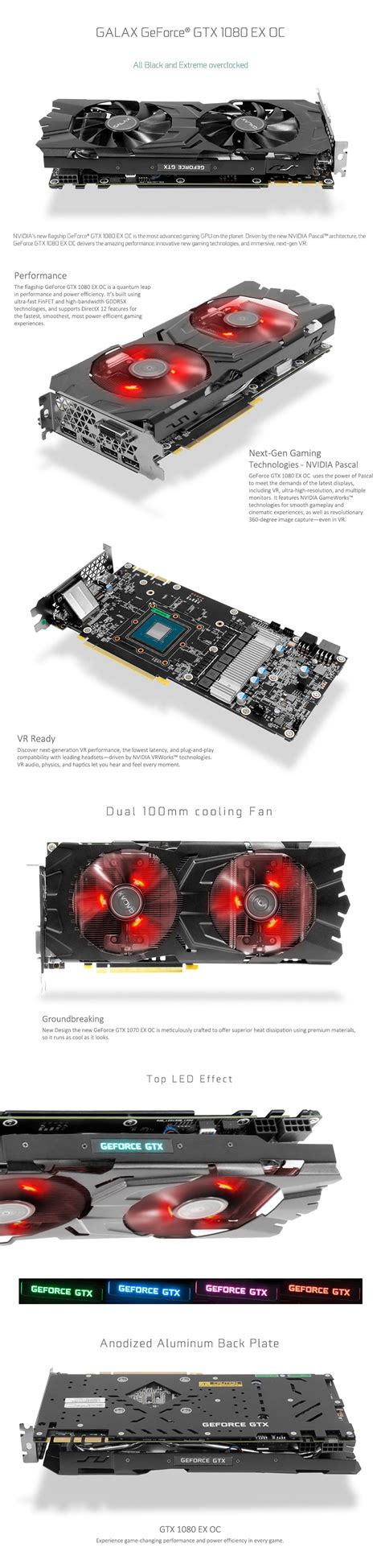 Buy Galax Geforce Gtx Exoc Gb Glx Gtx Exoc G Pc Case Gear Australia