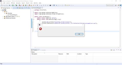 Eclipse Oxygen With Selenium Webdriver Is Showing Me Error Stack Overflow