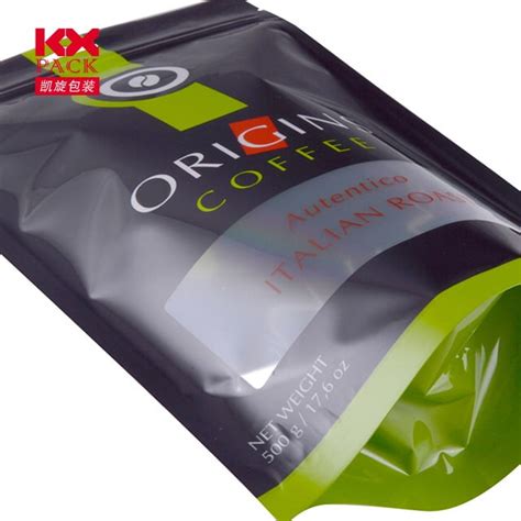 1회분의 커피 봉지 주문 매트는 플라스틱 식품 포장 부대를 위한 지플락을 위로 서 있습니다 중국 포장 백 And 필름 Oem 공장