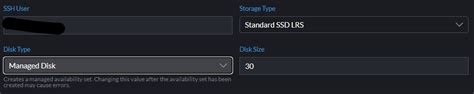 Rke1 Node Templates If Azure Storage Type Standardssdlrs Is Selected