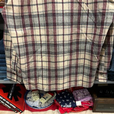 90s Puritan Ls Open Collar Wool Shirt Vostok