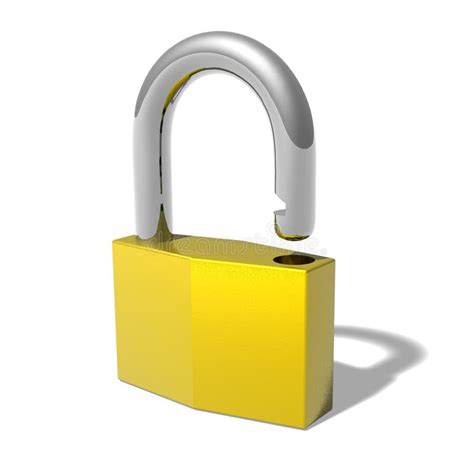Open Lock Icon Stock Vector Illustration Of Button Secure 355821