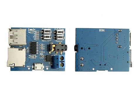 Módulo MP3 Decodificador Amplificador de Áudio com Conexão Micro SD e USB Usinainfo