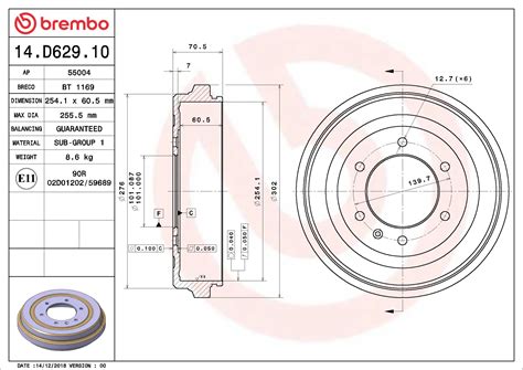 Drum Brembo 14d62910