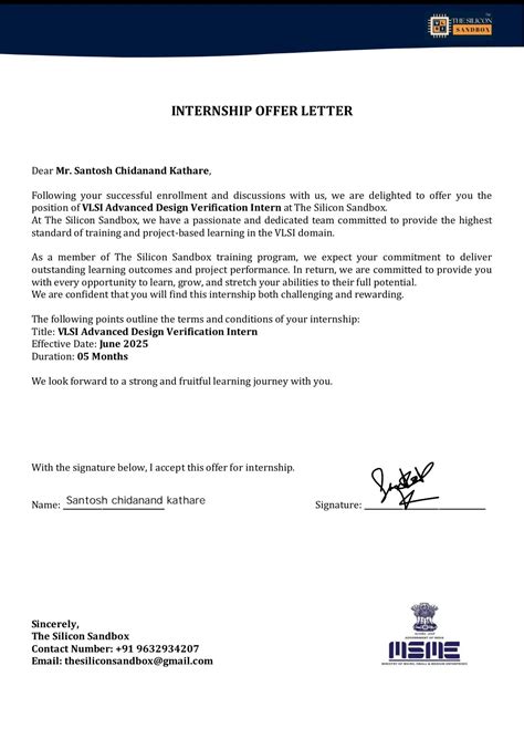 Vlsi Designverification Internship Thesiliconsandbox