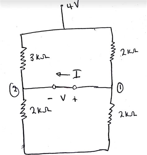 [solved] 5 find the current i and the voltage v in the circuit shown