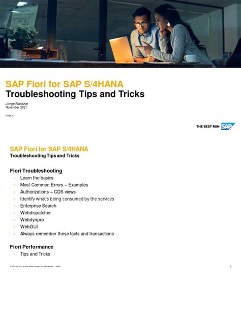 Fiori For S 4hana Troubleshooting Tips And Tricks Pdf Internet And Web World Wide Web