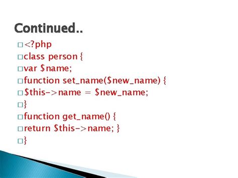 How To Create A Class Objects In Php