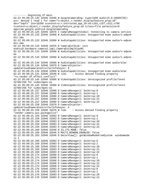 Log Cat 1740179365020 Pdf Computing Computer Programming