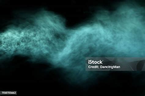 검은 배경에 고립 된 연기의 신비한 무거운 라인의 아름다운 3d 그림 3차원 형태에 대한 스톡 사진 및 기타 이미지 3차원 형태 개념 거친 Istock